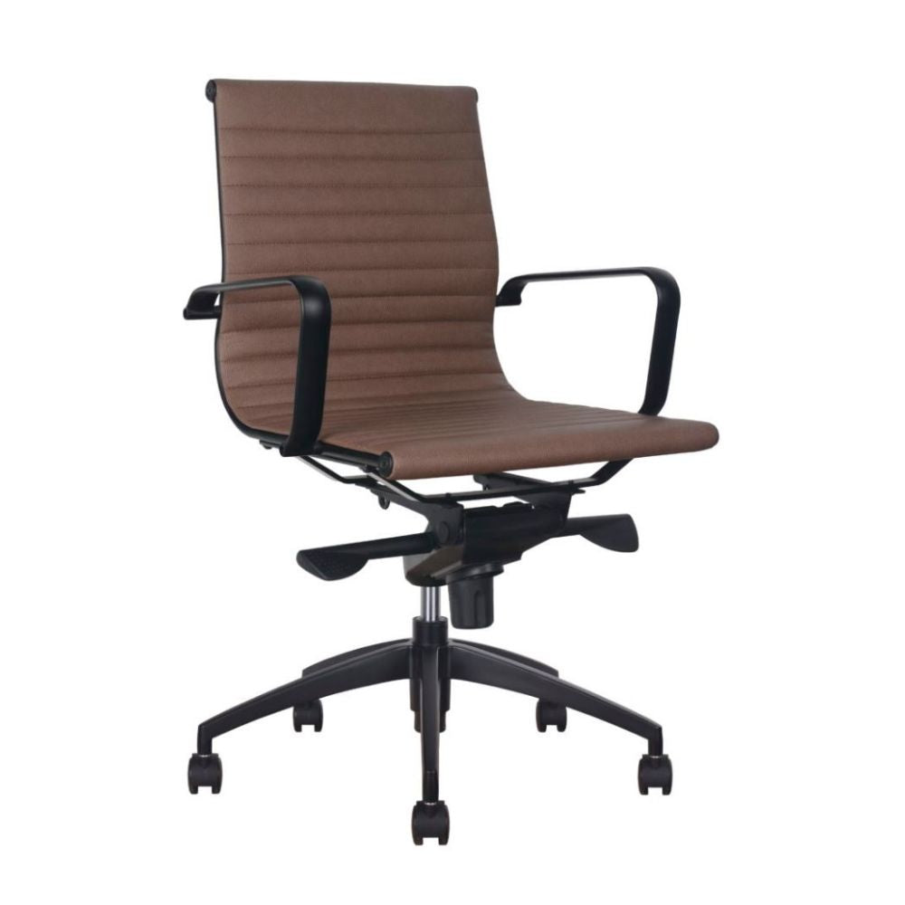 PU605 Medium Back Executive Chair – Keen Office
