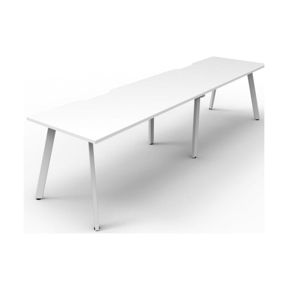 Eternity 2 Person Single Sided Straight Workstation – Keen Office