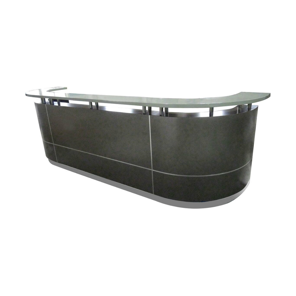 Executive C Shaped Reception Counter – Keen Office