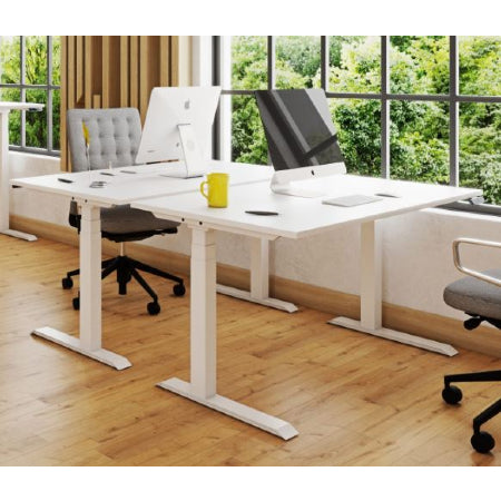Vision Electric Height Adjustable Straight Desk – Keen Office